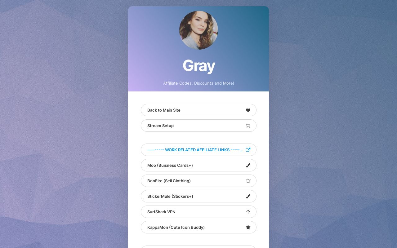 Grays Affiliate Links